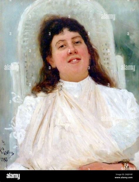 Ilja Repin Portrait Of Marianne Von Werefkin 1888 00001 Stock