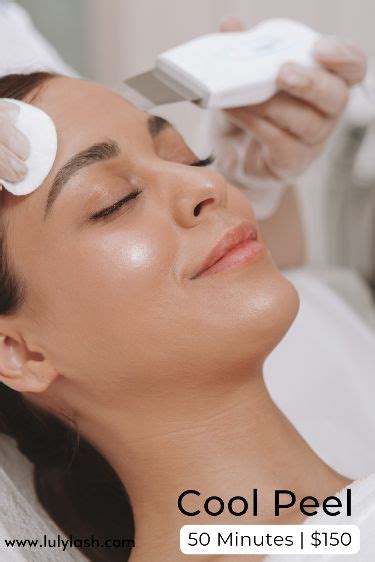 Cool Peel Facial At Lulylash Back Facial Facial Aesthetics Facial Peel