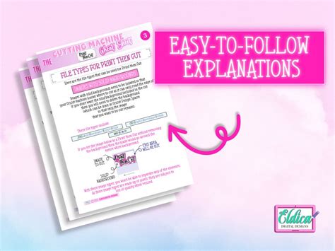 Cricut Print Then Cut Cheat Sheet Digital Guide Pdf Etsy