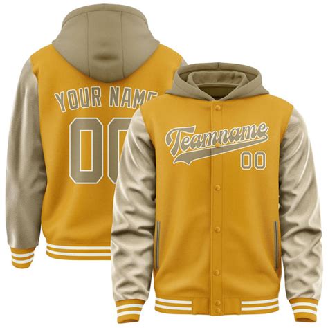 Custom Yellow Light Khaki Jacket Fanaticstyle