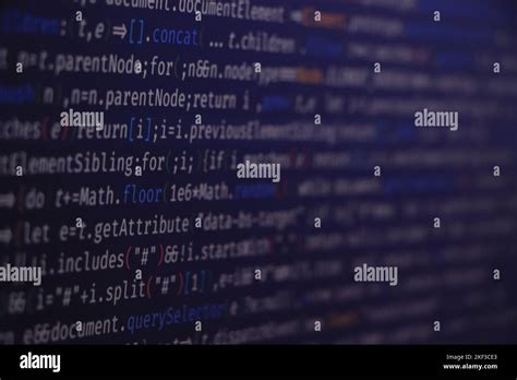 Programming Code Abstract Screen Of Software Developer Computer Script