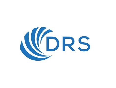 Drs Letter Logo Design On White Background Drs Creative Circle Letter Logo Concept Drs Letter