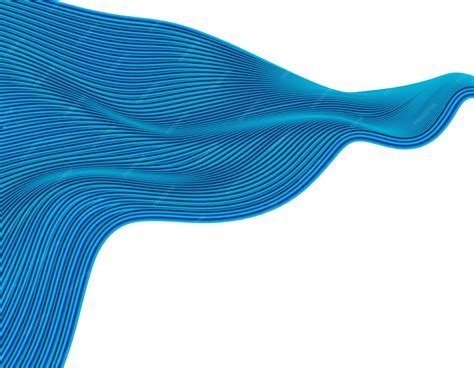 Premium Photo 3d Rendering Of Wavy Blue Abstract Line Texture Texture Background