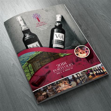 Sample Catalog Cover For Wine Beer And Spirits Distributors Magazine