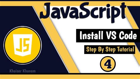 Setting Up Visual Studio Code Javascript Tutorial For Beginners