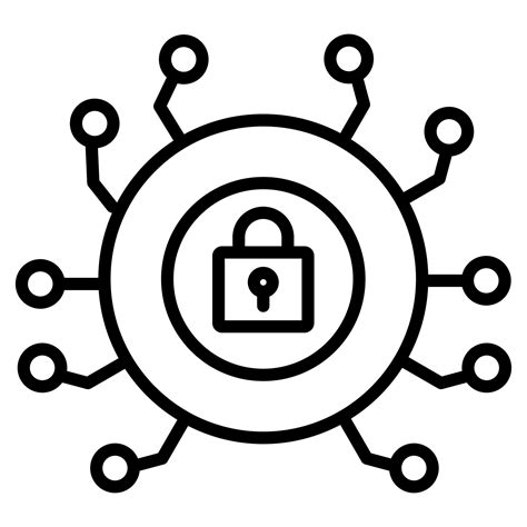 Secure Connection Icon Line Vector Illustration 35535699 Vector Art At Vecteezy