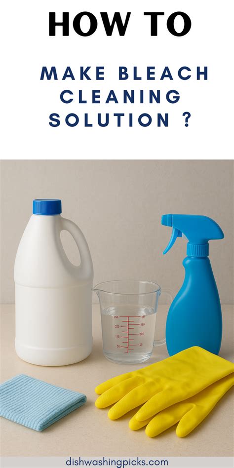 How To Make Bleach Cleaning Solution Easy Diy Guide