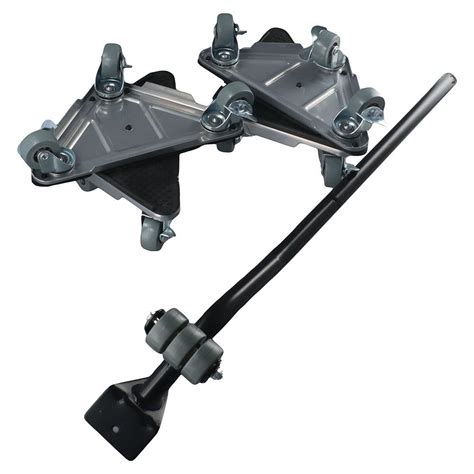 Shuati 3 Wheel Moving Dolly Triangle Lockable Black Furniture Mover Dolly Heavy Duty Furniture