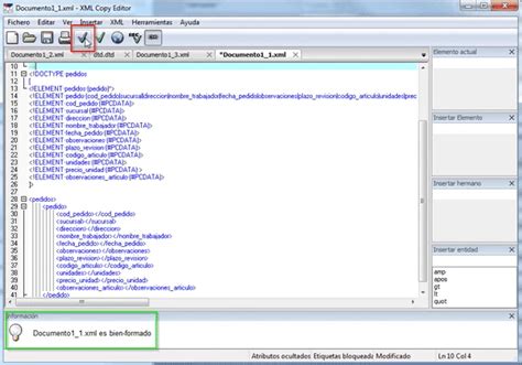 Cómo Validar Documentos Xml Dtds Y Schema Con Xml Copy Editor