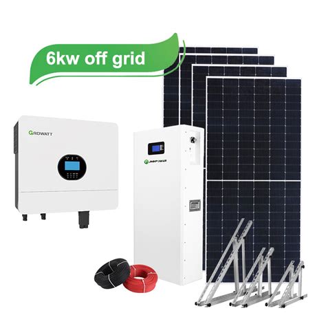 6kw Off Grid Solar Power System Jmhpower
