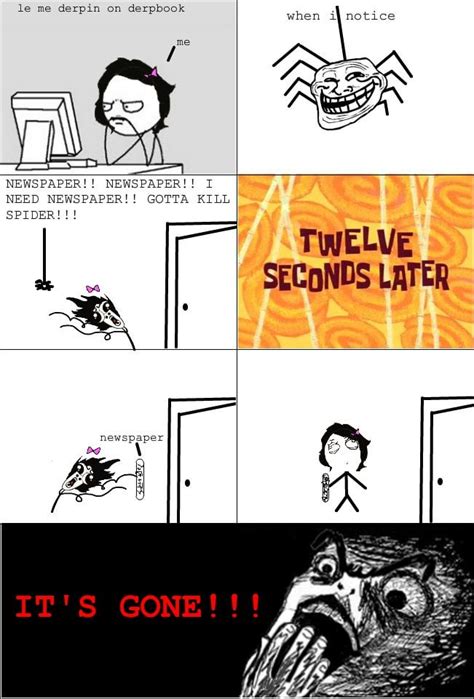 Spider Rage R Ragecomics