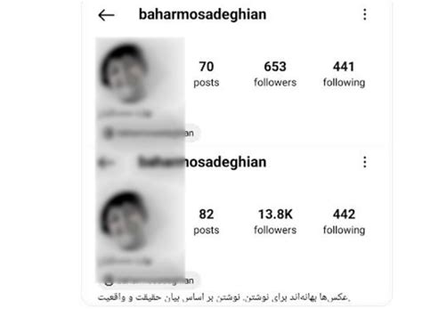 رشد عجیب تعداد دنبال کنندگان صفحه خانم بازیگری که مدعی ارتباط پنهانی با پارسا پیروزفر شد