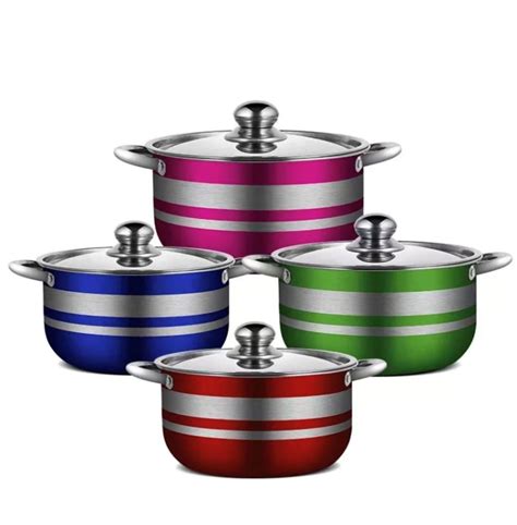Creative Kitchens 8pc Cookware Set Stainless Steel Shop Today Get