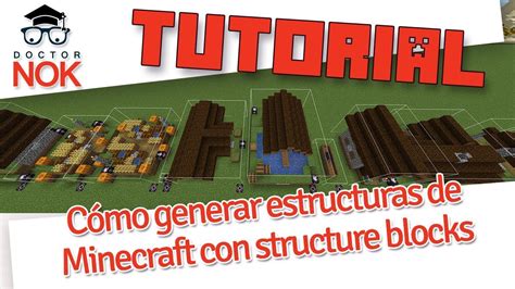 Tutorial Minecraft Cómo generar estructuras de Minecraft con