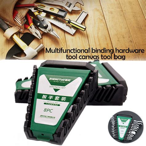 6 8 10 12 Slot Standard Spanner Rack Keeper Plastic Holder Wrench Organizer Storage Box Wish