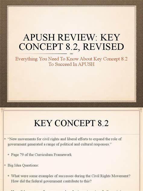 Apush Review Key Concept 82 Revised Edition Pdf The United States
