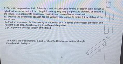solved 1 consider a steady state two dimensional fluid flow