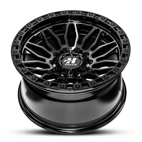 Ldv Terron 9 Hussla Bully Gloss Black Dark Tint Face Black Lip Wheel 20308