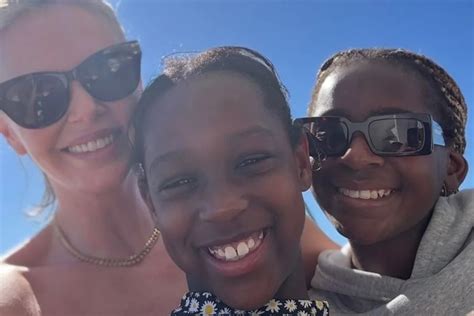 Charlize Theron Shares Rare Photos Of Her 2 Daughters For Mothers Day