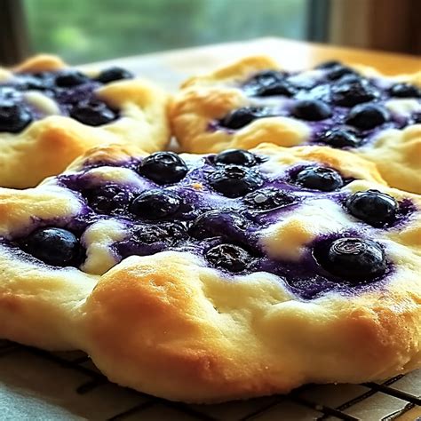 Blueberry Fluffy Cottage Cheese Cloud Bread