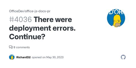 There Were Deployment Errors Continue · Issue 4036 · Officedev
