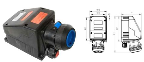 Explosion Proof Wall Socket Zone 1 Supermec