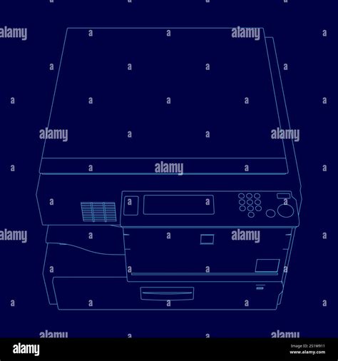 Keyboard Photocopier Stock Vector Images Alamy