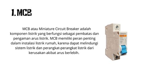 Macam Macam Komponen Panel Listrikpdfpdf