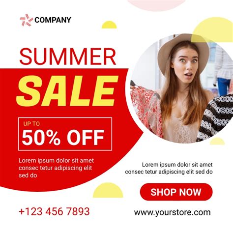 Copy Of Summer Fashion Sale Banner Ad Postermywall