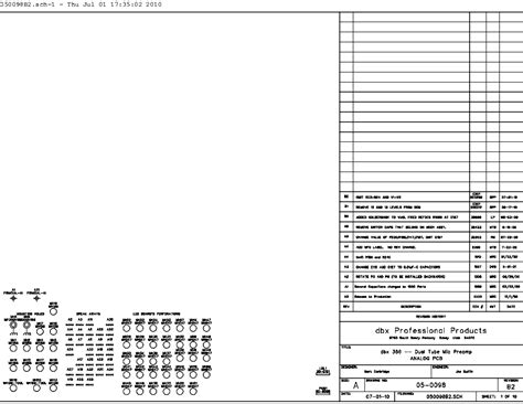 Dbx 386 Dual Tube Mic Preamp Sch Service Manual Download Schematics