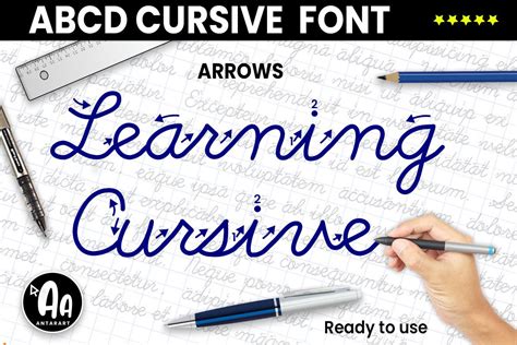 Free Printable Cursive Alphabet With Arrows Pdf Download Free Printable