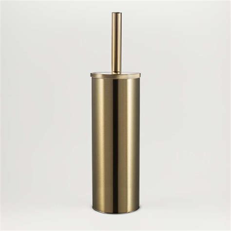 מברשת אסלה עגולה זהב מושחר נישה Nisha