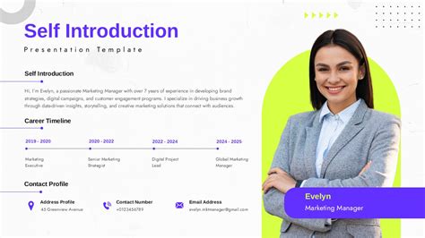 Professional Self Introduction Slide Template Slidesdepot