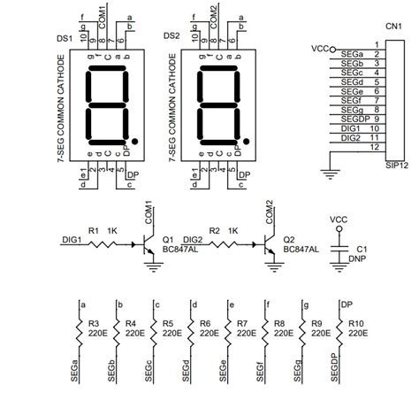7 Segment Display Data Sheet