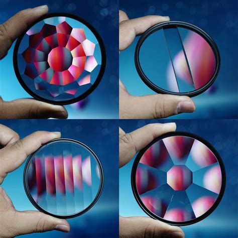 Camera Prism Filter Split Kaleidoscope 77mm 82mm Swirl Photography