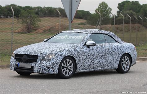 2018 Mercedes Benz E Class Cabriolet Spy Shots