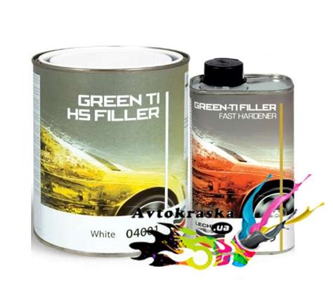 Купить Грунт акриловый Lechler Green-ti filler 1л+0,2л белый в интернет ...
