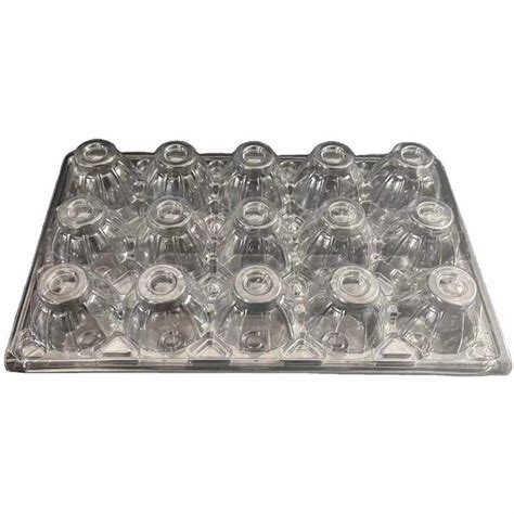Eco Friendly Custom Blister Plastic Egg Tray Clear Clamshell Packaging