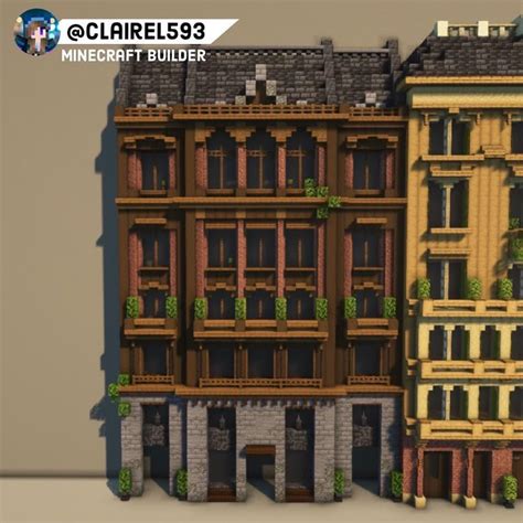Historic Townhouse Minecraft Mansion Minecraft Houses Minecraft