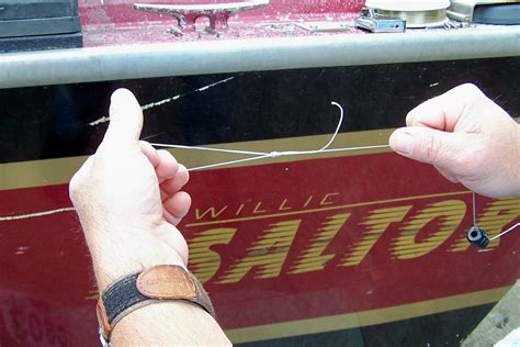 How To Replace Downrigger Wire W Braid Pancake Weights And Knots By Ph