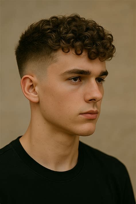 Jungs Frisuren Locken Mit Undercut Frisur Ideen