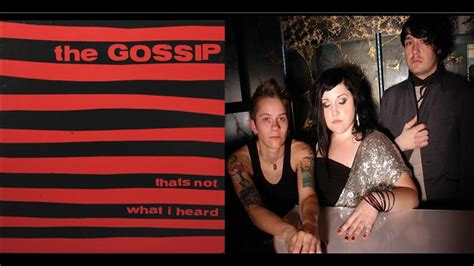 Gossip Heartbeats From The Album Thats Not What I Heard 2001