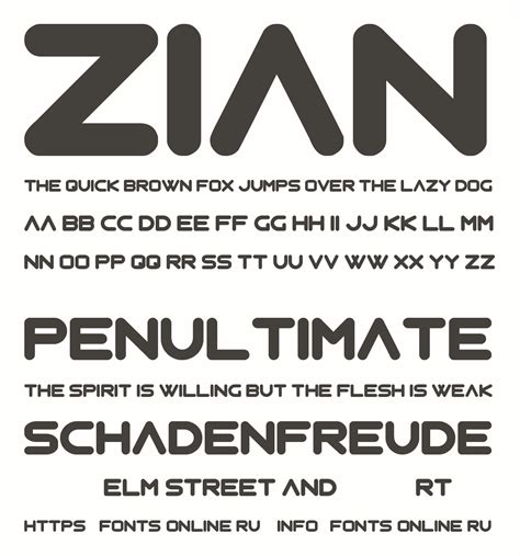 Zian Font