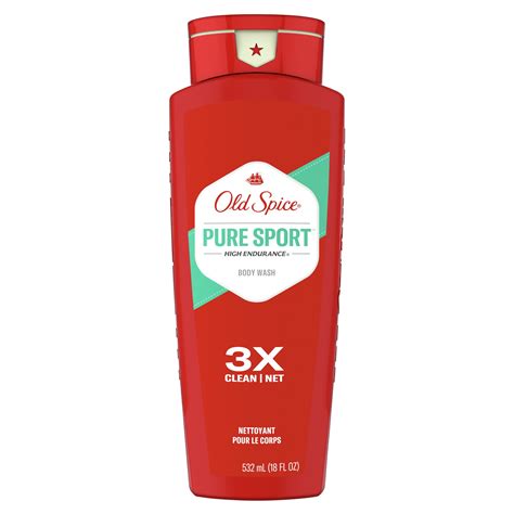 Old Spice High Endurance Mens Body Wash Pure Sport Scent 18 Fl Oz