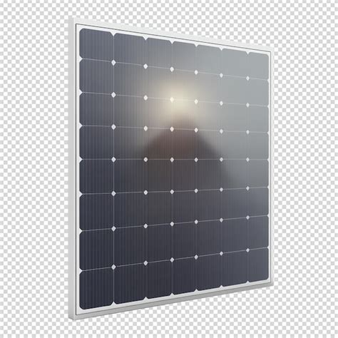Premium Ai Image A Solar Panel With A Shadow On The Top