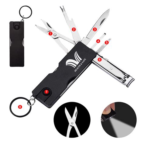 Portable Multifunctional Keychain Promo Items Giveaways With