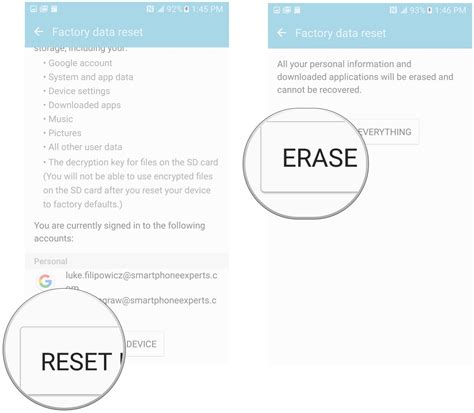 How To Factory Reset The Galaxy S7 Android Central