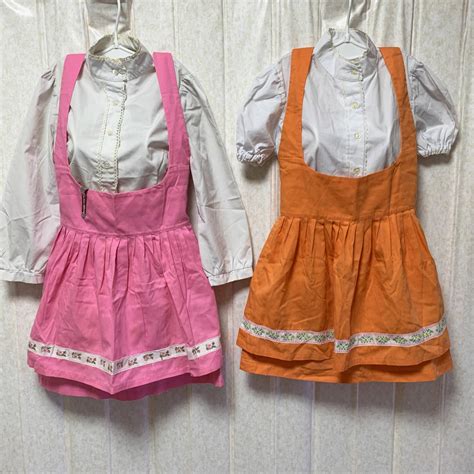 本物 アンナミラーズ制服ピンク オレンジ 1号店開店当初のレア衣装 検アンミラレースクィーン馬車道ファミレスユニフォームレースクイーン
