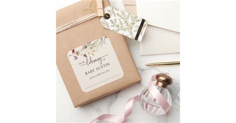 Boho Library Sticker Zazzle