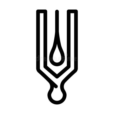 Tilak Mark Line Icon Vector Illustration Stock Illustration Illustration Of Vishnu Krishna